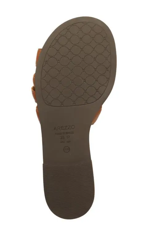 AREZZO Hanna Leather Slide Sandal