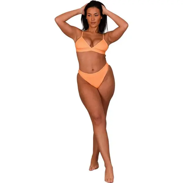 OOSC Tangerine Squeeze Boost 'em Up Bikini Top - Orange