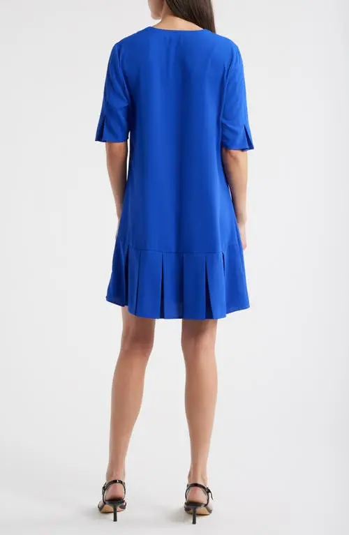 Ming Wang A-line Pleated Dress