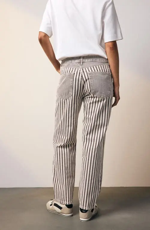 NEXT Striped Straight-leg Jeans