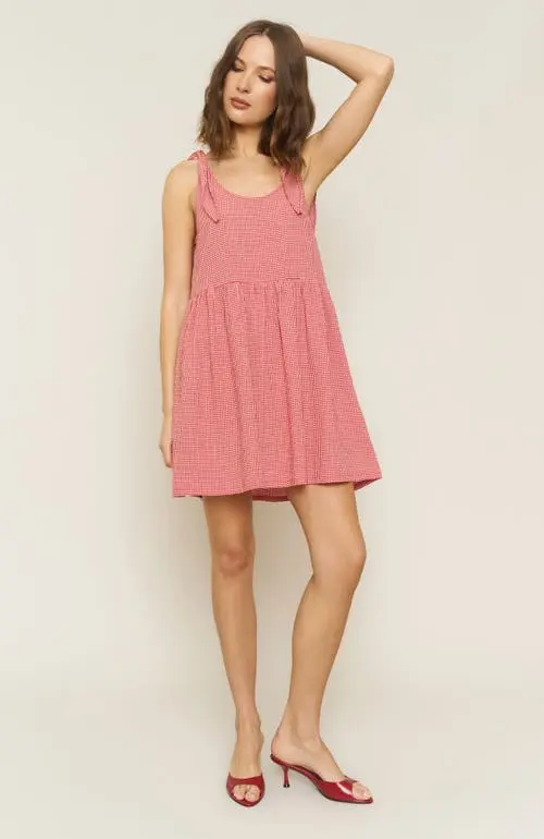 WHIMSY + ROW Kate Dress - Red Gingham