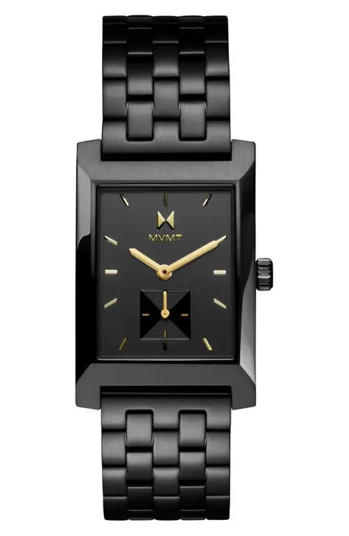 MVMT International Tank Bracelet Watch - Black