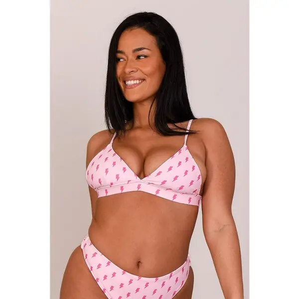 OOSC Strike Of Luck Boost Em Up Bikini Top - Pink