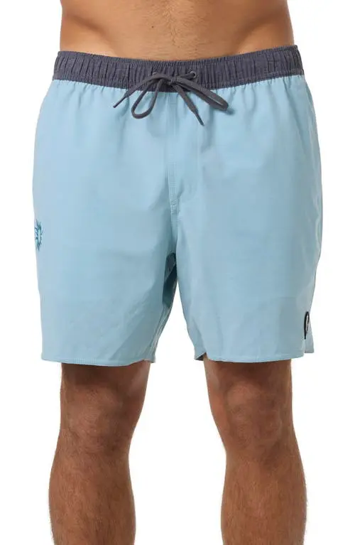 O'Neill Solid Scallop Volley Swim Trunks - Arona