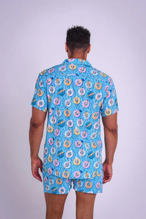 OOSC Poolside Print Short Sleeve Shirt