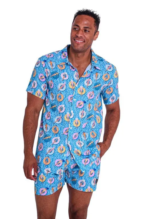OOSC Poolside Print Short Sleeve Shirt