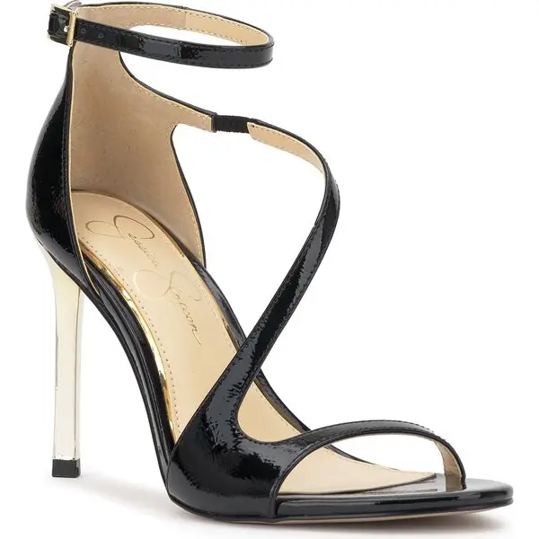 Jessica Simpson Qamille Ankle Strap Sandal - Black 02