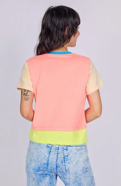MOKUYOBI Color Blocked Double Hem Tee - Surfie