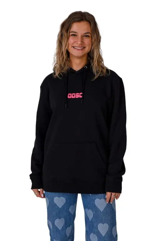 OOSC Retro Logo Hoodie - Black