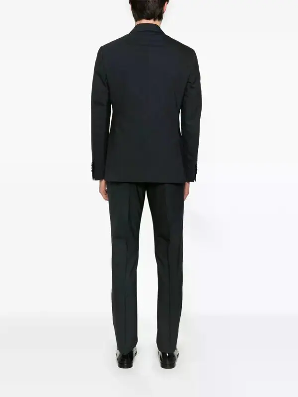 LARDINI Brooch-detail Suit - Grey