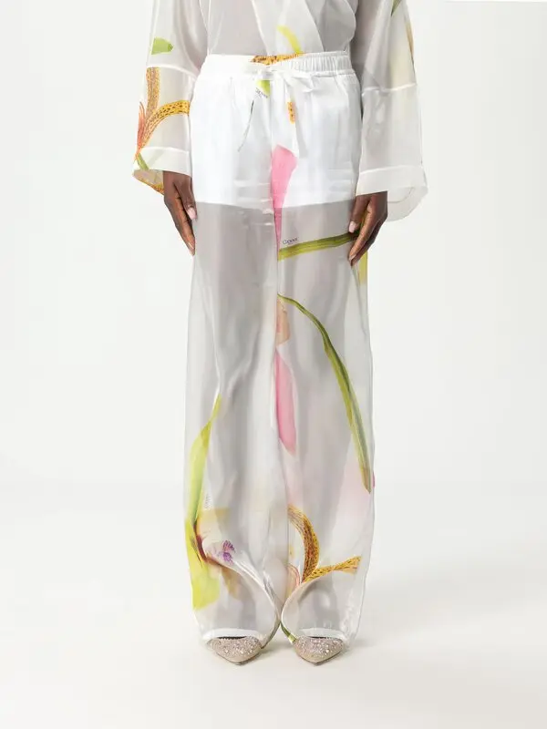 GENNY Printed Wide Leg Trousers