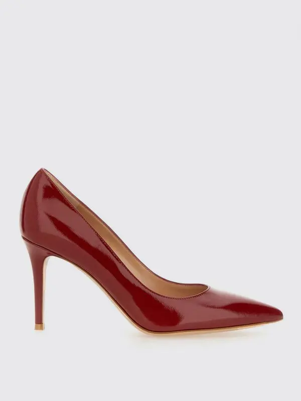 GIANVITO ROSSI Pointed Toe Stiletto Pumps - Red