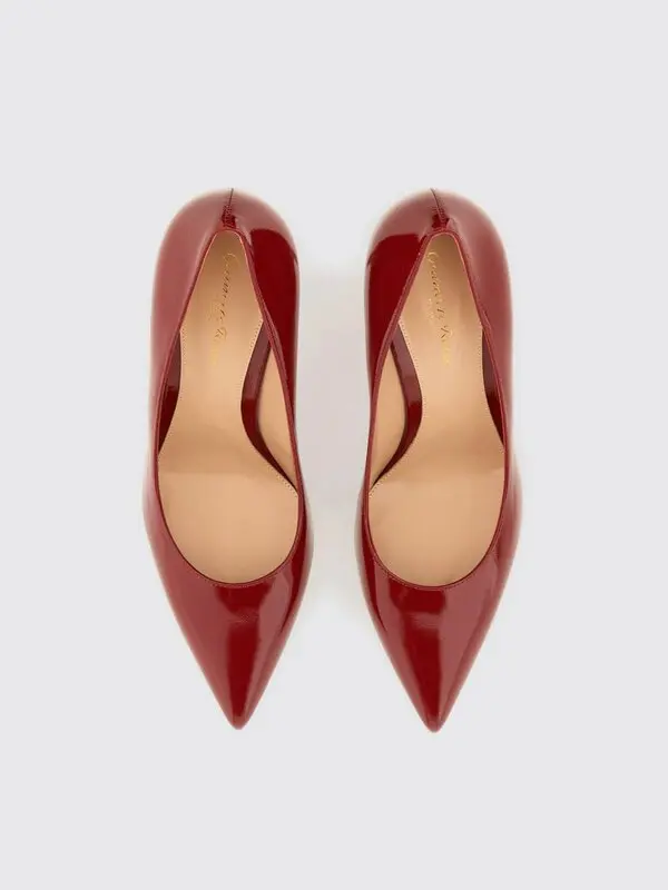 GIANVITO ROSSI Pointed Toe Stiletto Pumps - Red