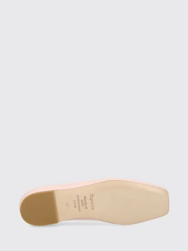 Repetto Lizbeth Calfskin Mary Jane Flats With Square Toe