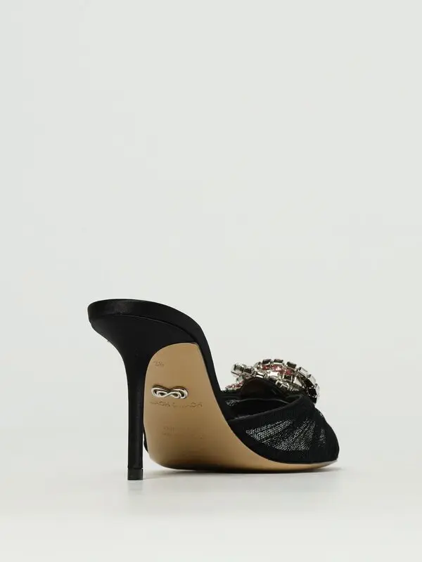 Mach & Mach Embellished Stiletto Heeled Mules