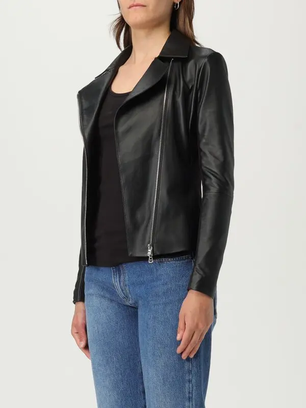 Emporio Armani Leather Biker Jacket