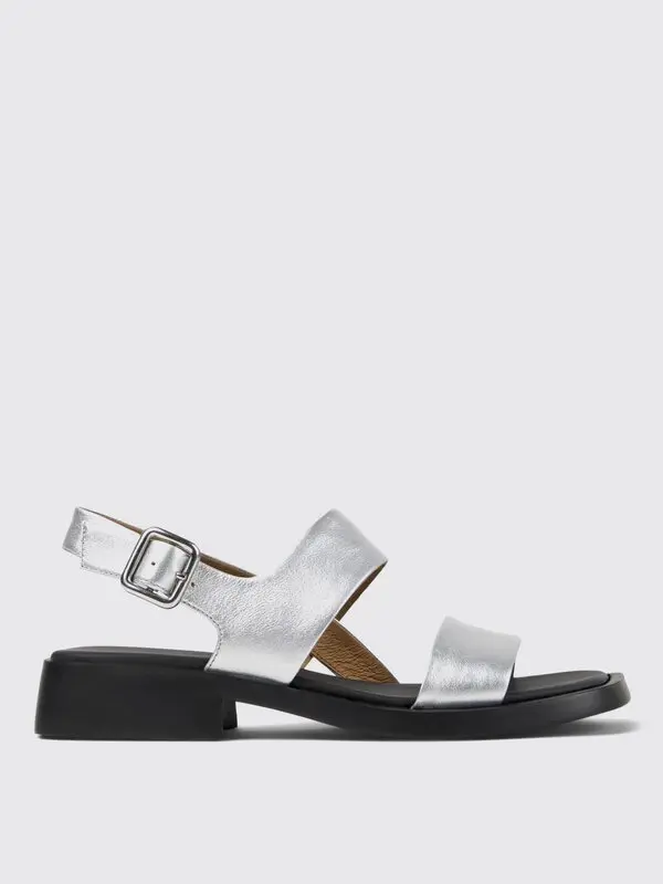 Camper Flat Sandals - Grey