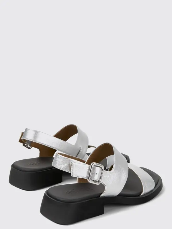 Camper Flat Sandals - Grey