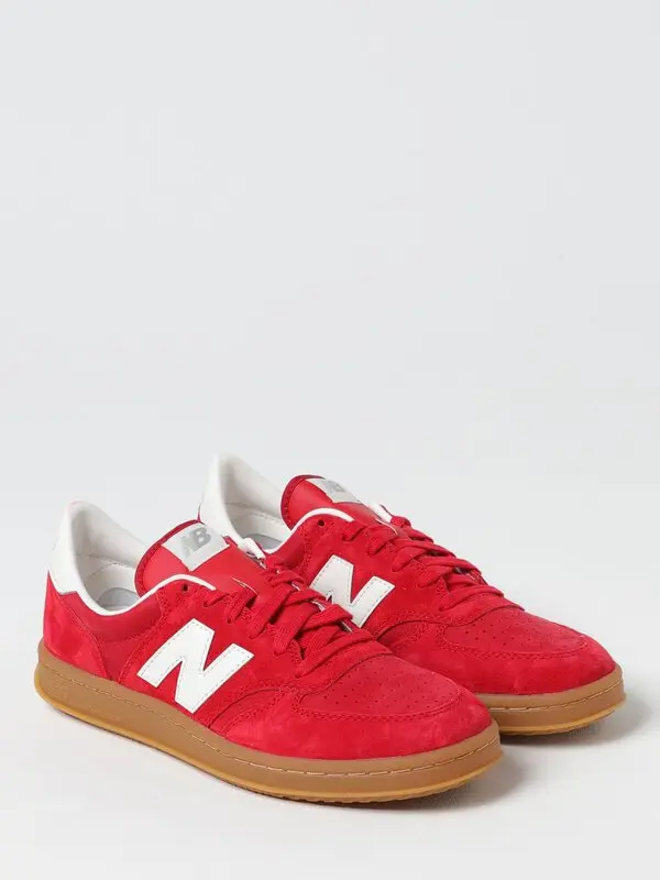 NEW BALANCE Lace-up Sneakers - Red