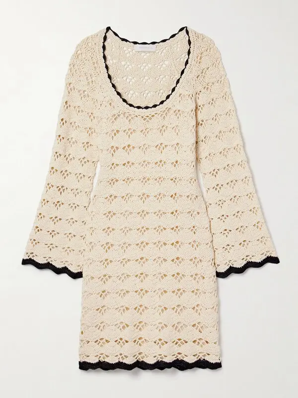 Zimmermann Rhiannon Crocheted Mini Dress