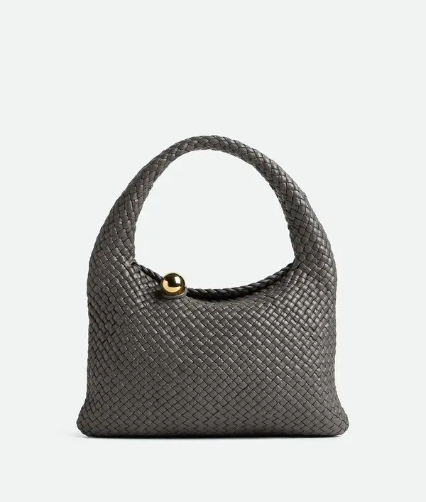 BOTTEGA  VENETA Intreccio Leather Hobo Bag