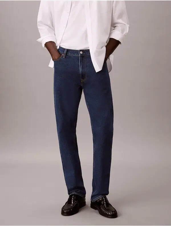 Calvin Klein Slim Straight Jeans - Pacifico