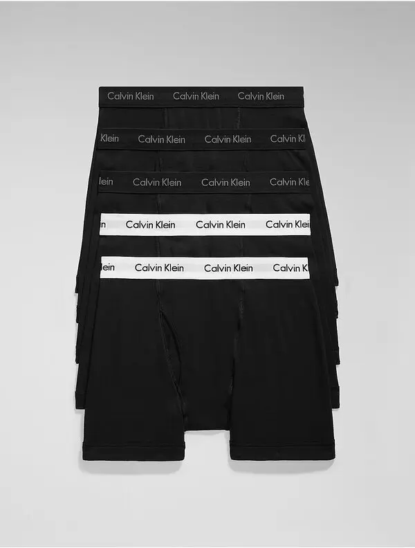 Calvin Klein Cotton Classics 5-pack Boxer Brief - Black/white