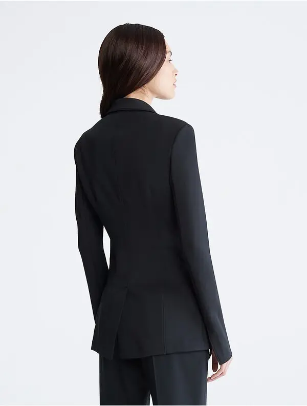 Calvin Klein Technical Knit Long Blazer