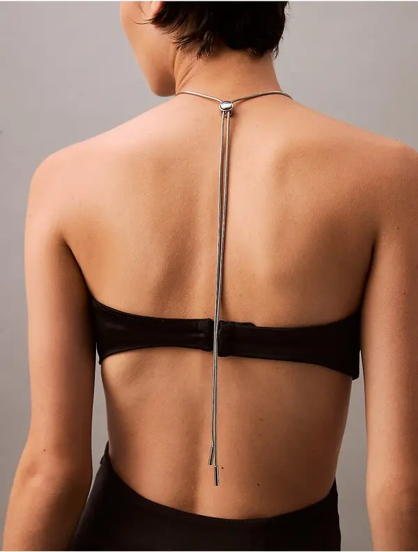 Calvin Klein Halter Mini Dress With Cut-Outs In Black - 70% Off |  Editorialist