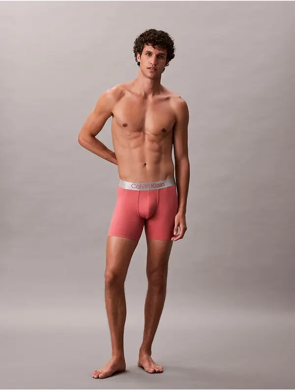 Calvin Klein Brushed Microfiber Stretch Boxer Brief - Antique Pink