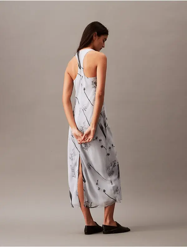 sachin and babi light blue dress OH MY LOVE London Black Floral Deep Plunge Chiffon Maxi Dress S main image 1
