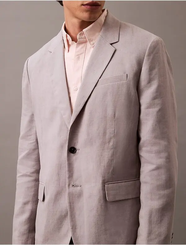 Calvin Klein Linen Blend Classic Blazer