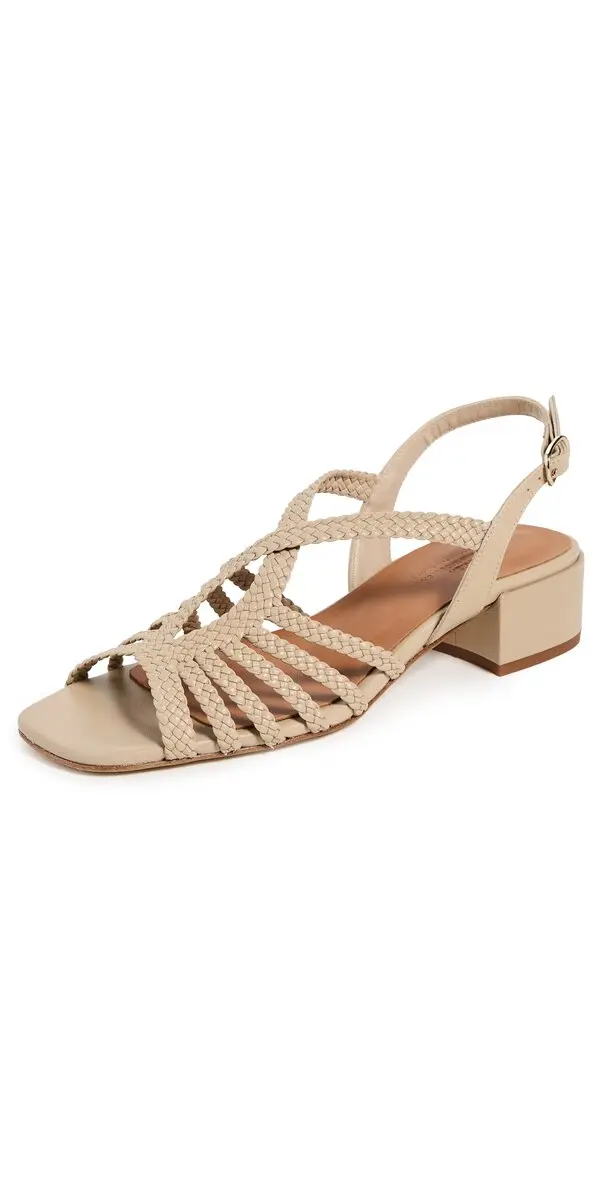 NAGUISA Raco Woven Sandals - Beige