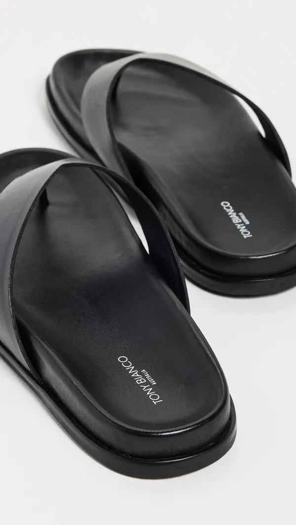 TONY BIANCO Loop Sandals - Black
