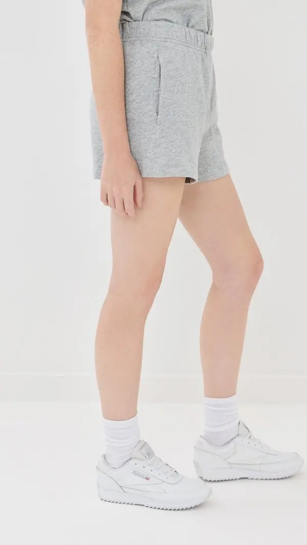 Tibi Lightweight Sweatshirting Short Shorts