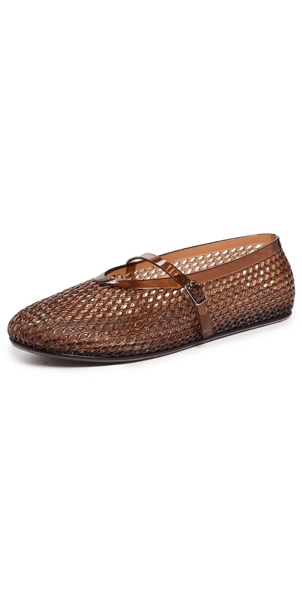 Intentionally Blank Perforated Pvc Flats - Mocha