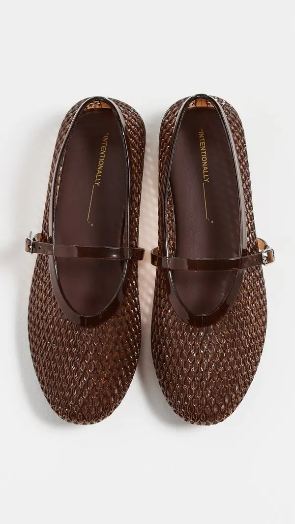 Intentionally Blank Perforated Pvc Flats - Mocha