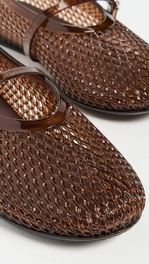 Intentionally Blank Perforated Pvc Flats - Mocha