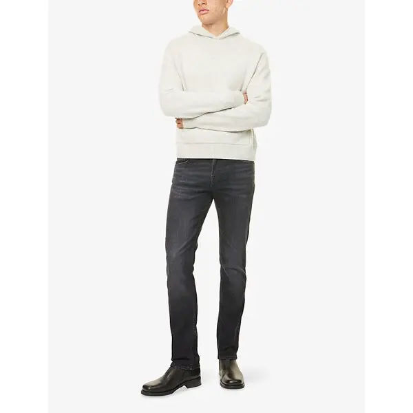 7 For All Mankind Slimmy Tapered-leg Stretch-denim Jeans - Jupiter