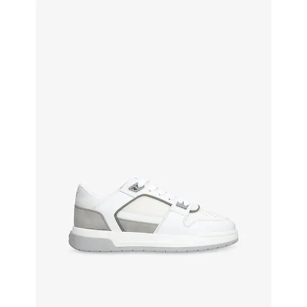 ARNE Leather And Mesh Low-top Trainers - White/oth
