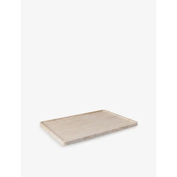 VILLEROY & BOCH Manufacture Travertine Serving Platter 40.5cm X 28.2cm - One-color