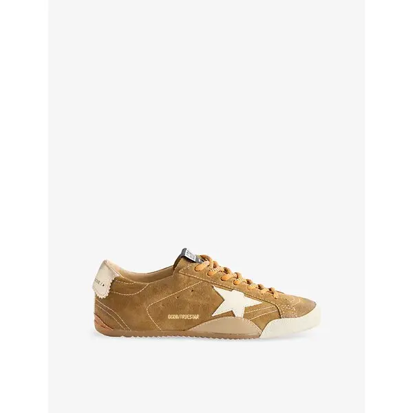 GOLDEN GOOSE True-star Suede Trainers - Brown/oth