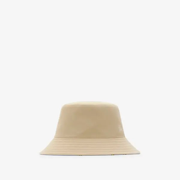 Burberry Reversible Highgrove Cotton Bucket Hat - Nutmeg