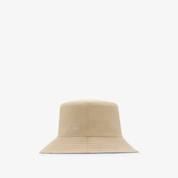 Burberry Reversible Highgrove Cotton Bucket Hat - Nutmeg
