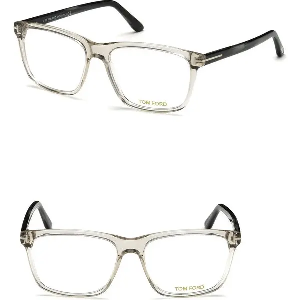 TOM FORD 56mm Square Optical Glasses - Transparent