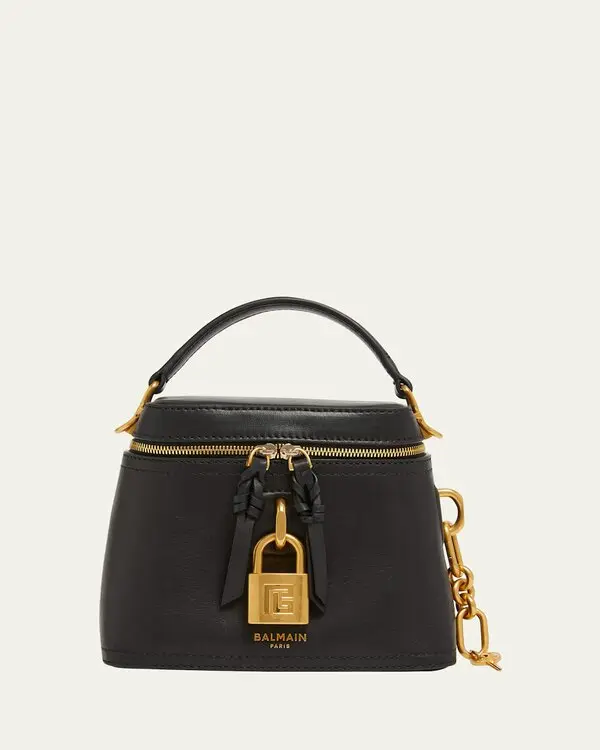 Balmain Pulse Vanity Top-handle Bag