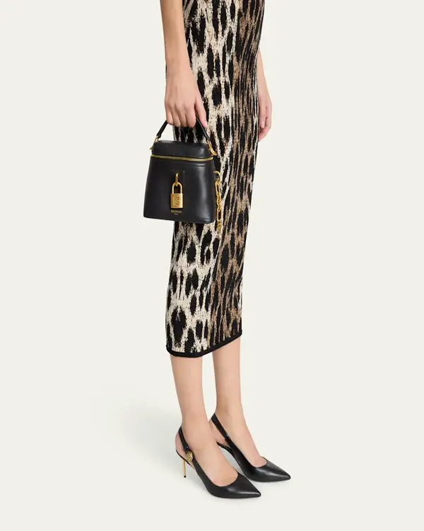 Balmain Pulse Vanity Top-handle Bag