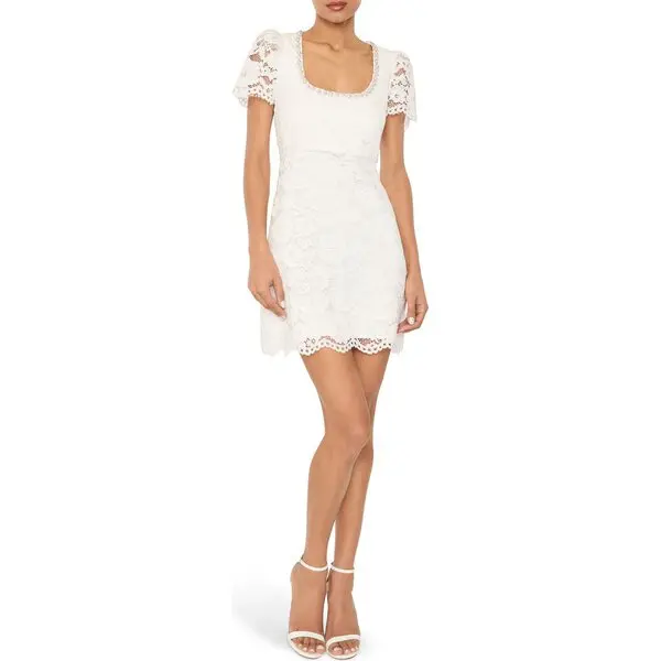 Likely Isa Lace Sheath Minidress