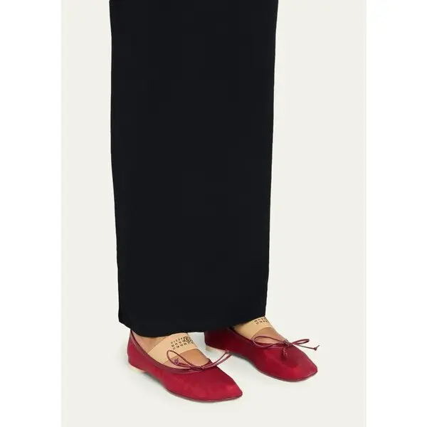 MAISON MARGIELA Mesh Anatomic Numeric Ballerina Flats