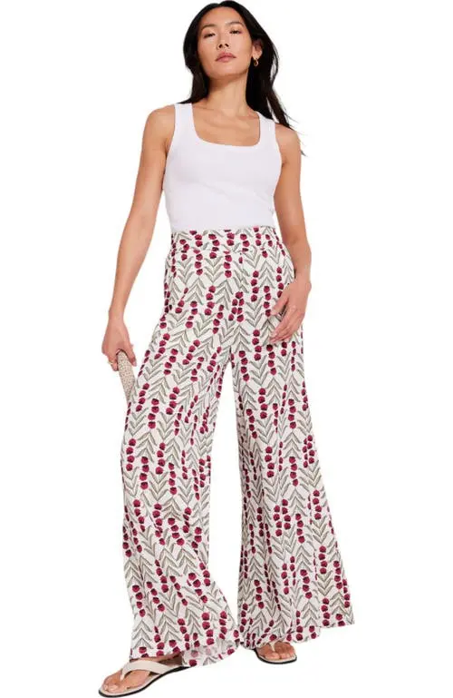 Mint Velvet Printed Wide Leg Trousers